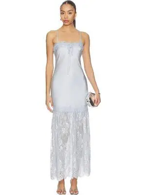 Heartloom Peche Dress - Sky