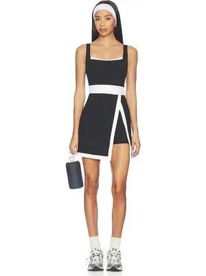 GOLD HINGE Lined Active Dress - Black