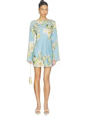 Hemant & Nandita Printed Mini Dress - Blue