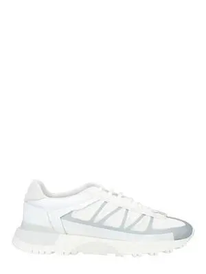 MAISON MARGIELA Leather And Textile Fiber Low-top Sneakers - Ivory