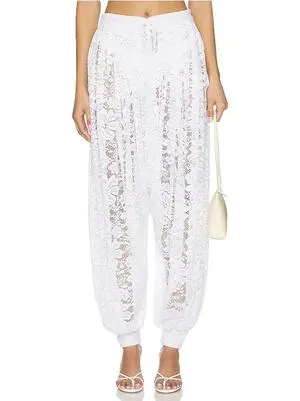 MARIANDREE GAITAN Lia Lace Pants - White