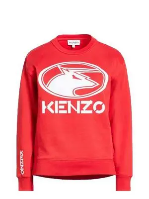 Kenzo Cotton Fleece Sweatshirt - Red