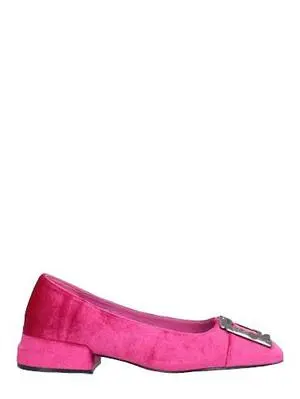 JEANNOT Ballet Flats With Buckle - Pink