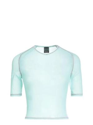 PINKO Tulle Crop Top