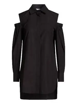Max Mara Cotton Cold-shoulder Shirt - Black