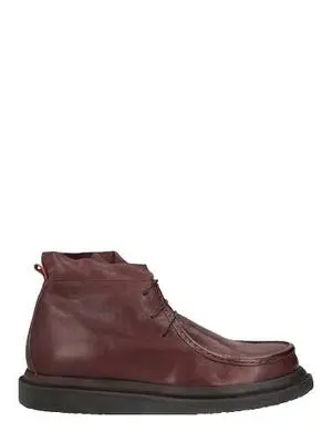 Moma Leather Ankle Boots - Brown