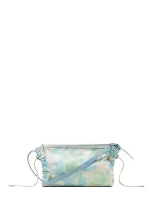 MAISON MARGIELA Floral Canvas Messenger Bag - Blue