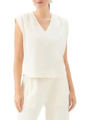 Fifteen Twenty Karly Muscle T-shirt - Cream