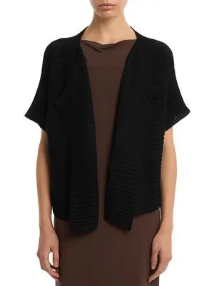 Issey Miyake Knit Cardigan - Black