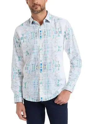 Robert Graham Westhorpe Box Pattern Woven Shirt - Multi