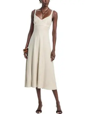 TOCCIN Arya Bustier Midi Dress - Desert
