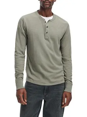 Rag & Bone Classic Flame Henley Tee - Lichen