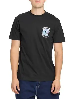 Quiksilver Patriot Dolphin Mt0 Graphic T-shirt - Black