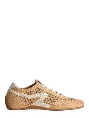 Rag & Bone Rag & Bone Retro Runner Raffia Sneakers Natural Raffia