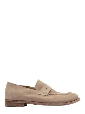 Officine Creative Lexikon 516 Leather Penny Loafers - Beige