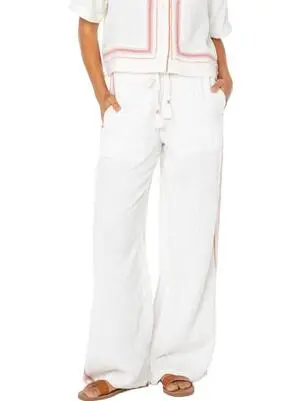 Roxy Fiesta Siesta Short Sleeve Woven Shirt - Cloud Dancer