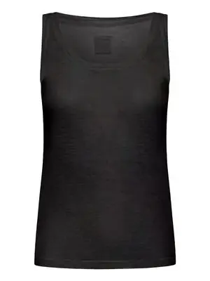 120% LINO Scoop-Neck Linen Top