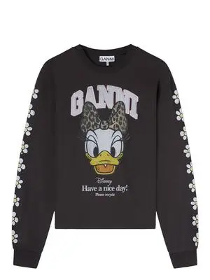 GANNI X Disney Daisy Duck Long-sleeve T-shirt - Mixed