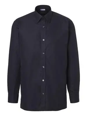 Charvet Cotton Poplin Shirt - Black