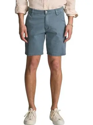 MAVI Noah Flat Front Stretch Twill Shorts - Faded Blue Vintage Colored