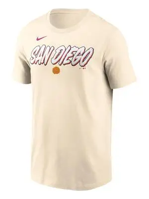 Nike San Diego Padres City Connect Wordmark Men's Mlb T-shirt Brown