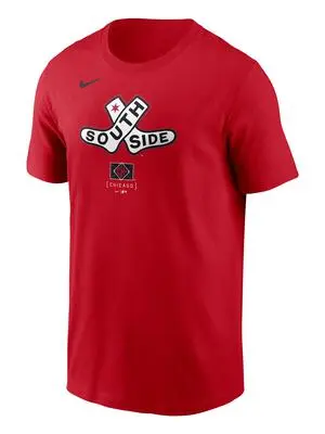 Nike Chicago White Sox City Connect Large Logo Mlb T-shirt - Red