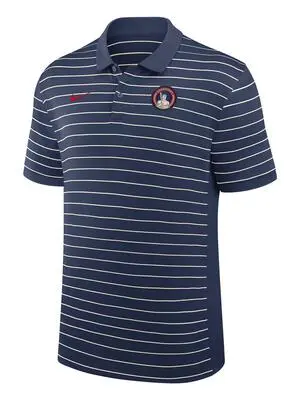 Nike Cleveland Guardians City Connect Striped Victory Dri-fit Mlb Polo - Blue