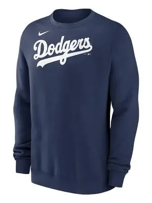 Nike Los Angeles Dodgers Mlb Pullover Crew - Blue