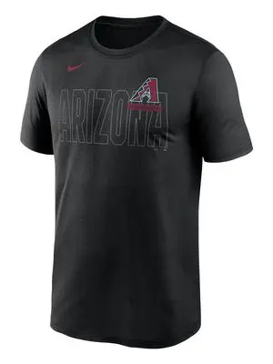Nike Arizona Diamondbacks Knockout Team Legend Dri-fit Mlb T-shirt - Black