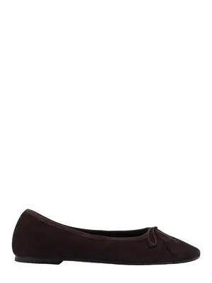 AeydĒ Tiby Suede Ballet Flats - Brown