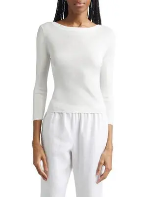 POSSE Aimee Knit Boat Neck Top