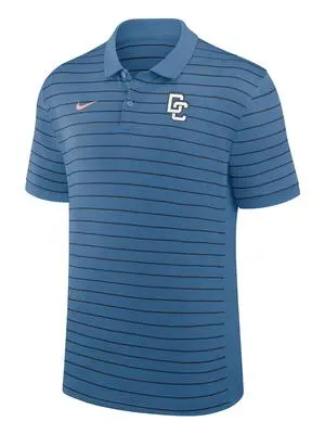 Nike Washington Nationals City Connect Striped Victory Dri-fit Mlb Polo - Blue