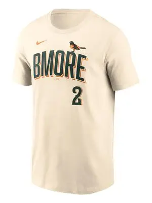 Nike Gunnar Henderson Baltimore Orioles City Connect Mlb T-shirt - Brown