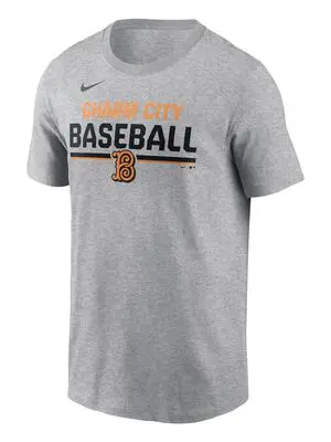 Nike Baltimore Orioles Stacked City Connect Mlb T-shirt - Grey
