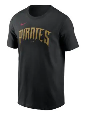 Nike Roberto Clemente Pittsburgh Pirates City Connect Mlb T-shirt - Black