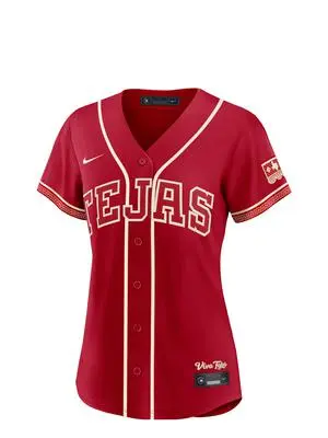 Nike Jacob Degrom Texas Rangers City Connect Mlb Stadium Jersey - Red