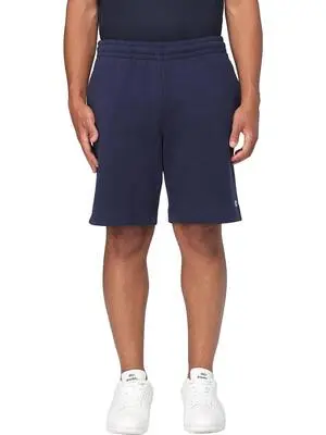 Lacoste Elasticated Waist Shorts With Logo Detail - Blue