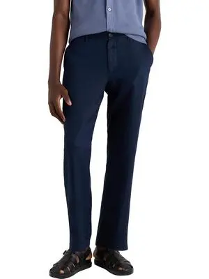 Quince 100% European Linen Trousers - Deep Navy