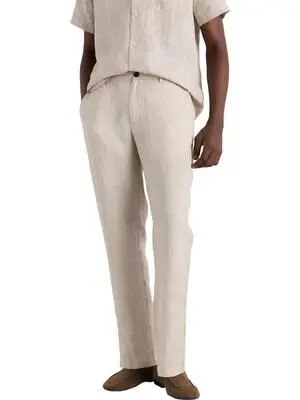 Quince 100% European Linen Trousers - Flax