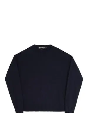 Palm Angels Rec Logo Sweater - Blue