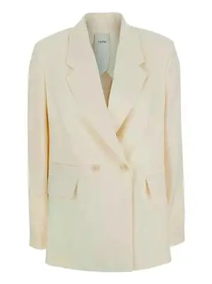 RAME Double-breasted Notched-lapel Jacket - Neutrals