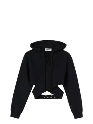 AMBUSH Wrapped Hoodie Sweatshirt - Black