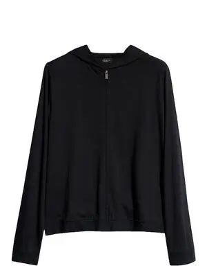 Gucci Soft Rayon Jersey Zip Jacket - Black