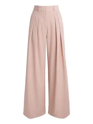 ME+EM Pleated Tailored Trousers Pink