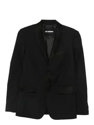 LES HOMMES Flap-pocket Blazer - Black