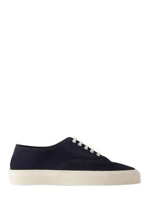 MORJAS Deck Suede Sneakers Navy