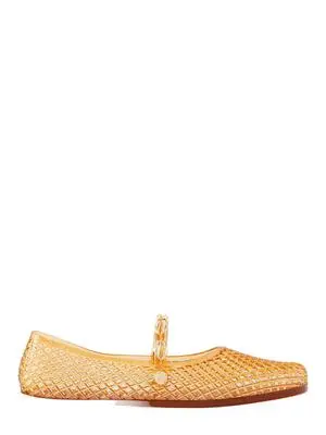 ANCIENT GREEK SANDALS Iro Shell-embellished Flats - Orange