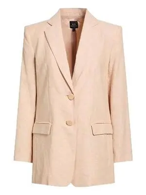 Armani Exchange Single-breasted Blazer - Beige