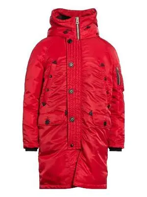SPIEWAK Dark Polyamide Puffer Coat - Red