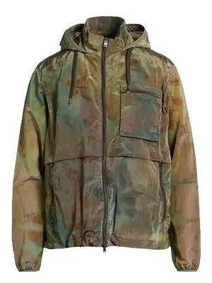 Herno Polyester Hooded Jacket - Green